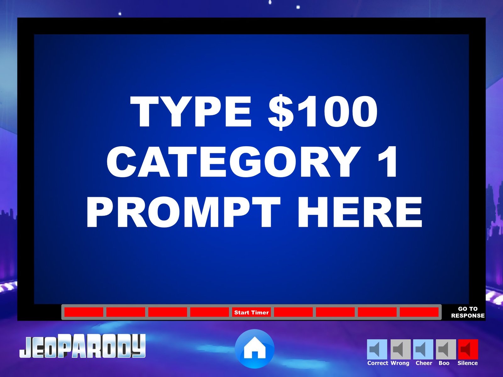 Jeopardy Powerpoint Game Template | Youth Downloads