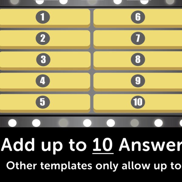 Answer Battle PowerPoint Template with Automatic Scoreboards | Youth ...