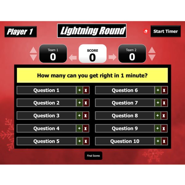 Christmas Answer Battle Powerpoint Template – Family Fun Holiday Game ...